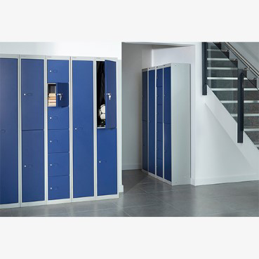 Bisley Locker - Metal Lockers - Grey or Blue | Gazelle Office Furniture