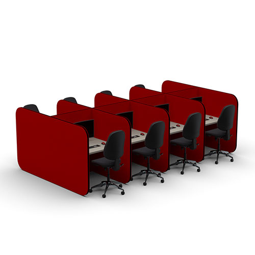 Fusion Pod Desk 4 | Gazelle Office Furniture