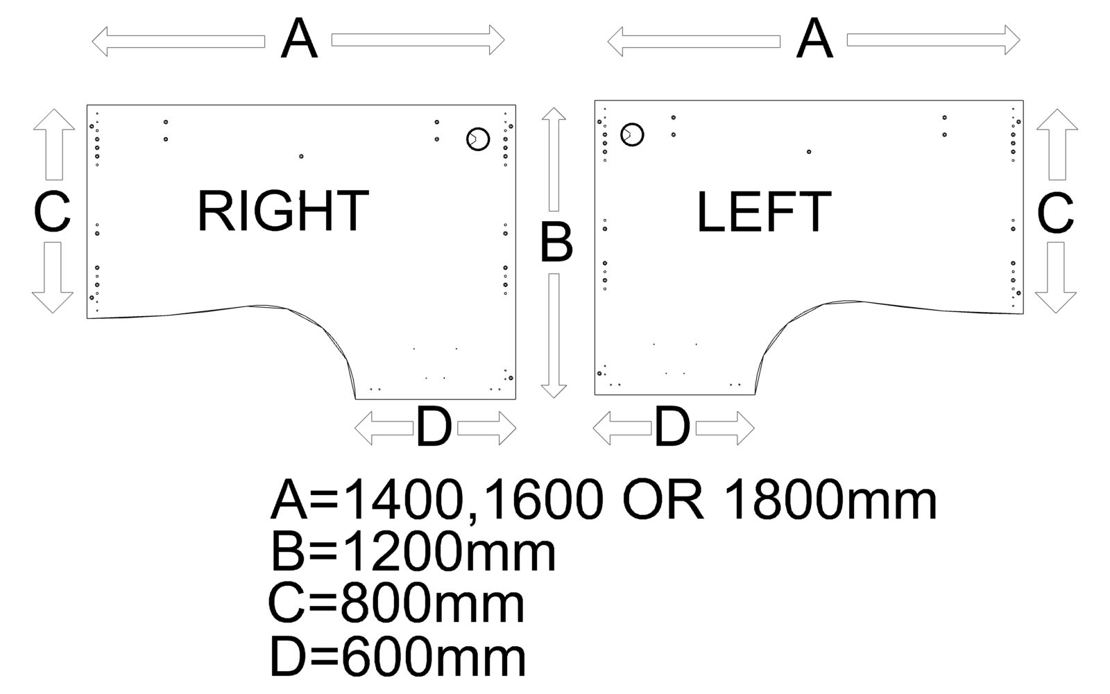 Express – Curved Desk | Gazelle Office Furniture