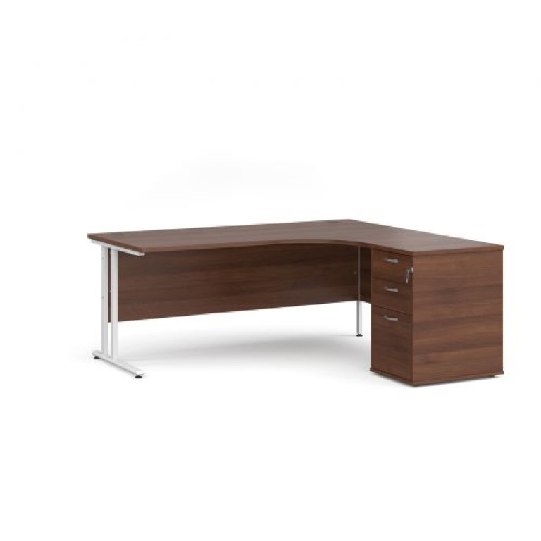 Express - Curved Desk & Pedestal | Gazelle Office Furniture