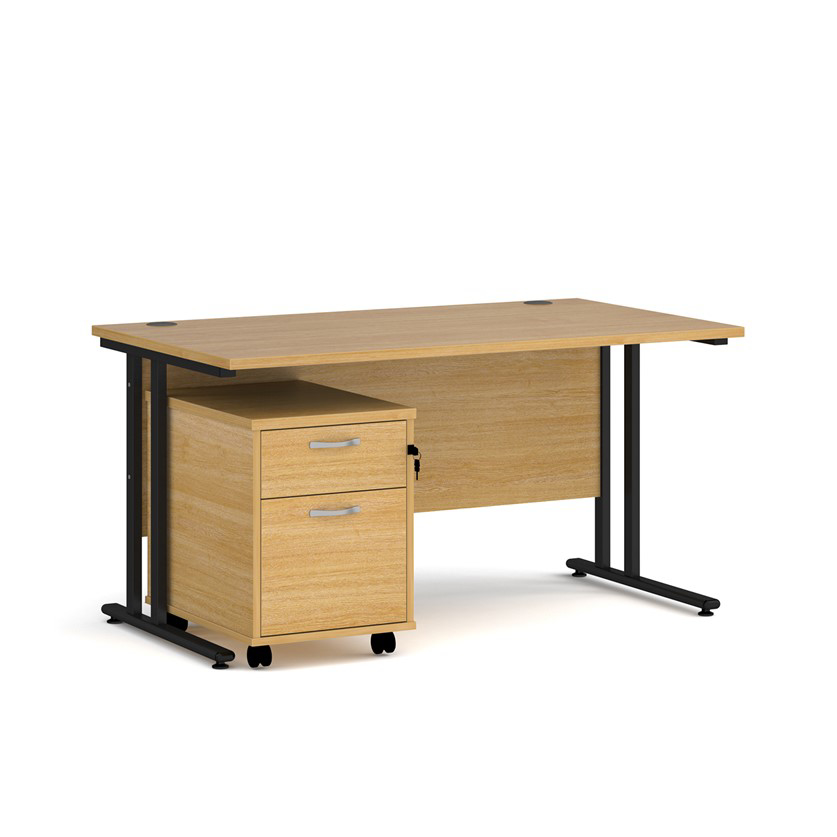 Express - Straight Desk & Pedestal | Gazelle Office Furniture