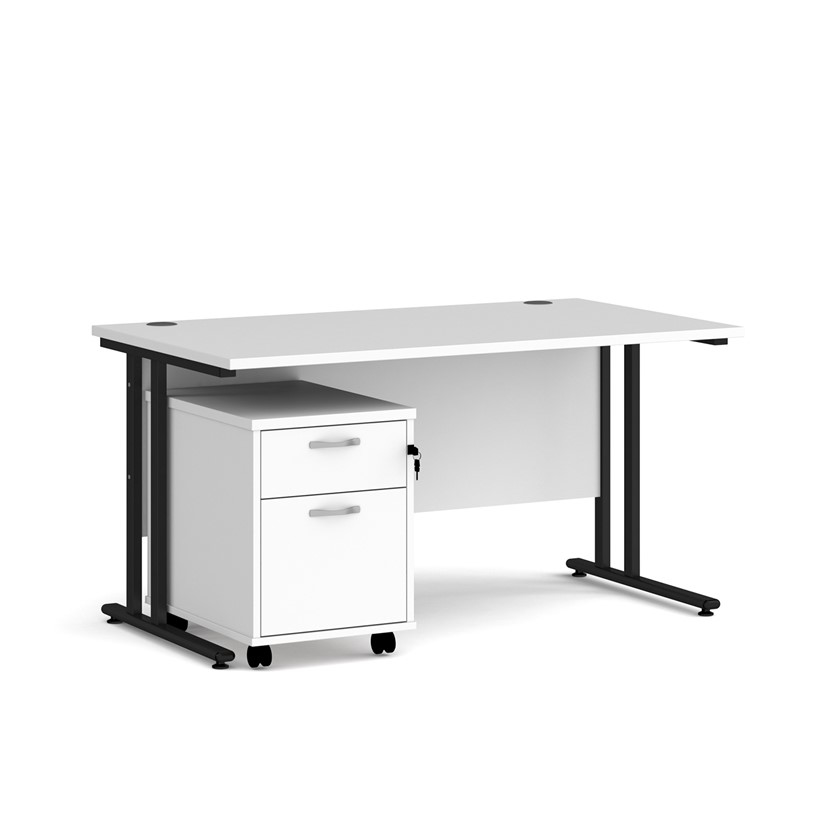 Express - Straight Desk & Pedestal | Gazelle Office Furniture