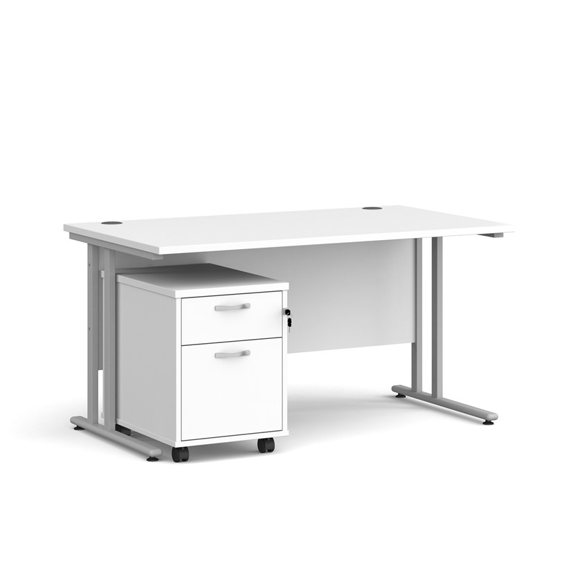 Express - Straight Desk & Pedestal | Gazelle Office Furniture