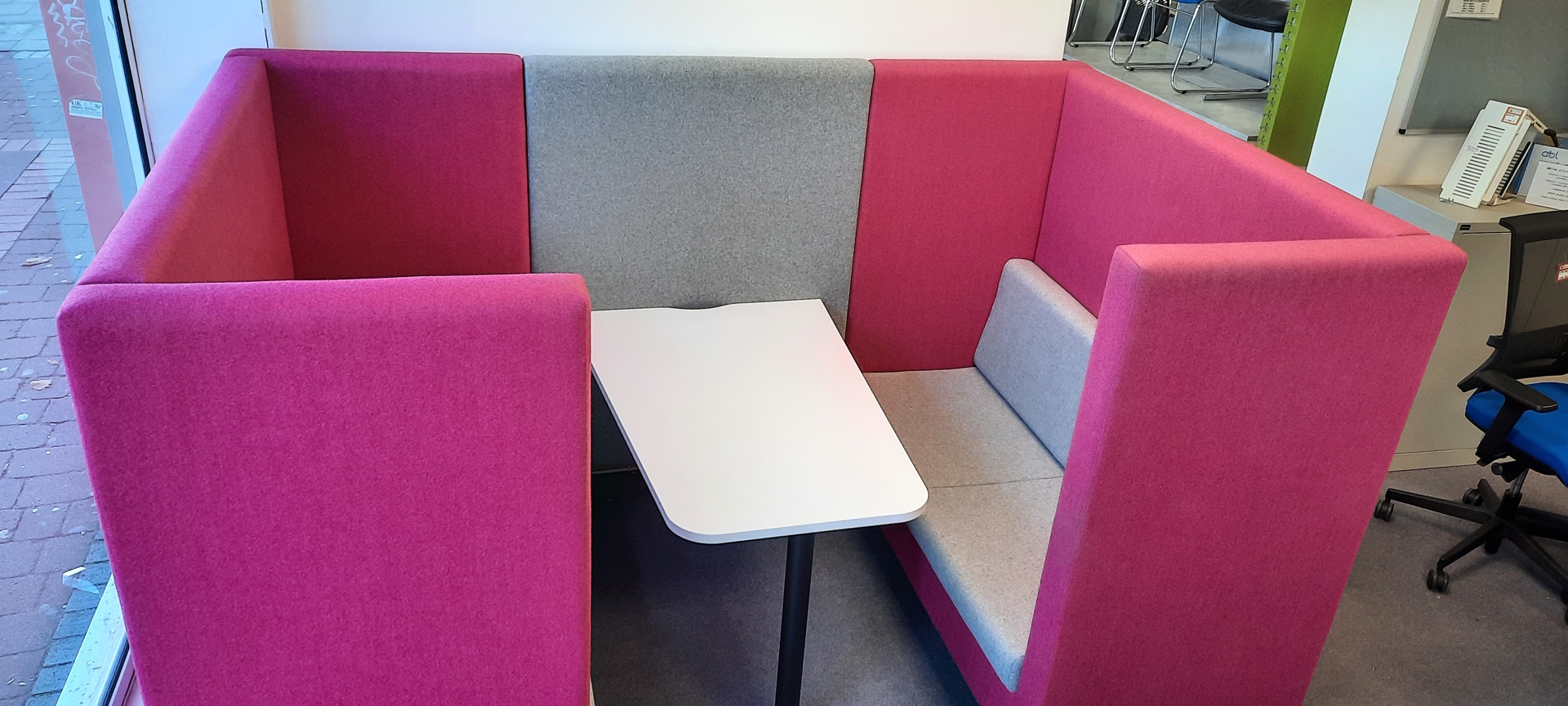 Connect 4 Person Meeting Booth | Gazelle Office Furniture